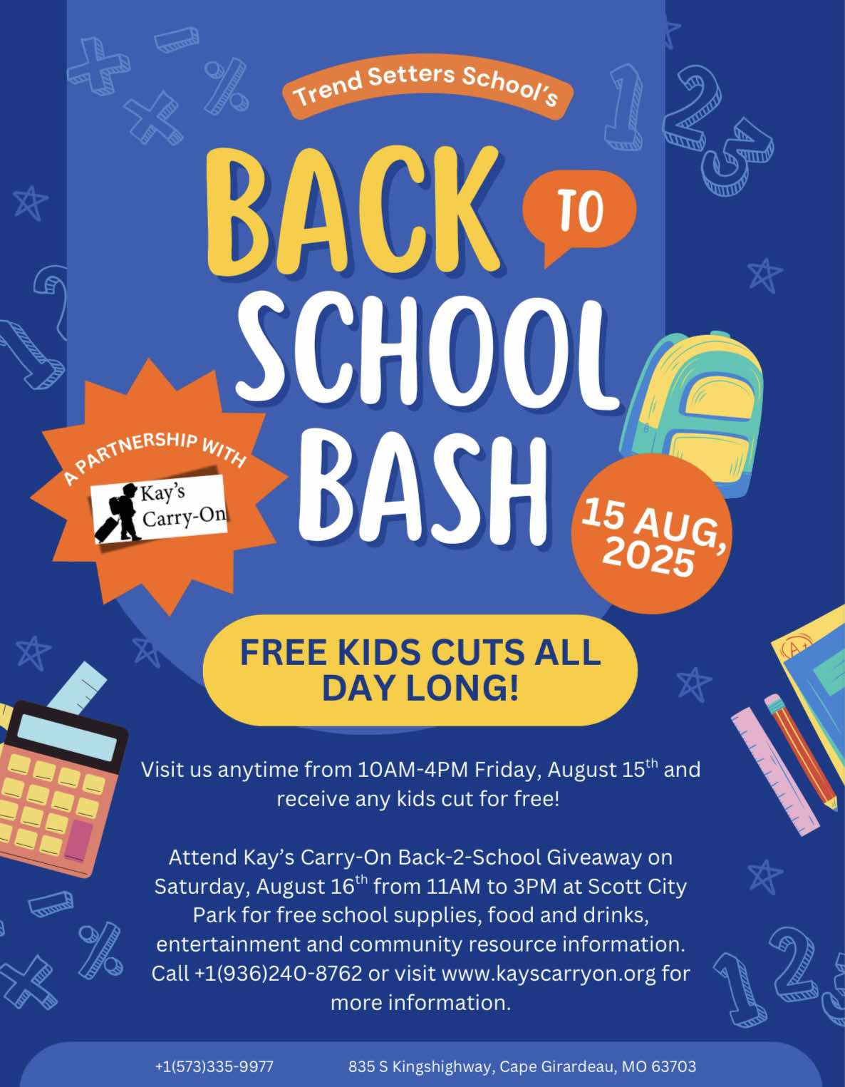 Backpack giveaway, Back-To-School event set for Aug. 17 - KBSI FOX23 News Cape Girardeau News ...