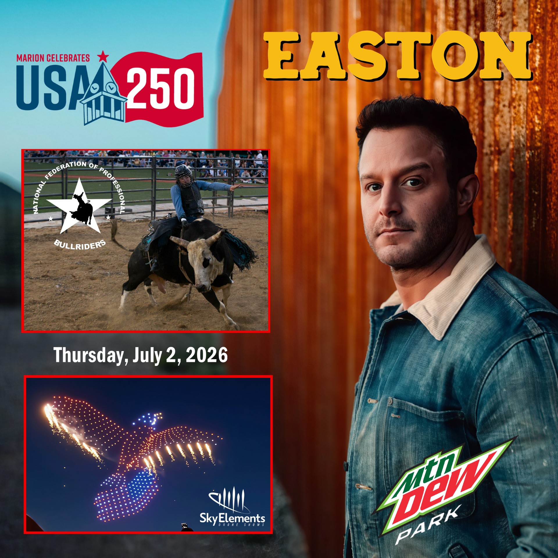 Marion announces Bulls, Boots & Bright Lights celebration for America’s ...